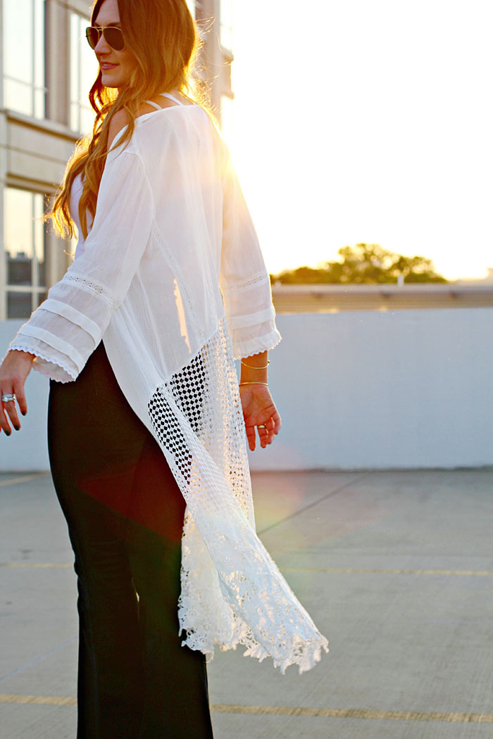 Long Lace Kimono Style Your Senses